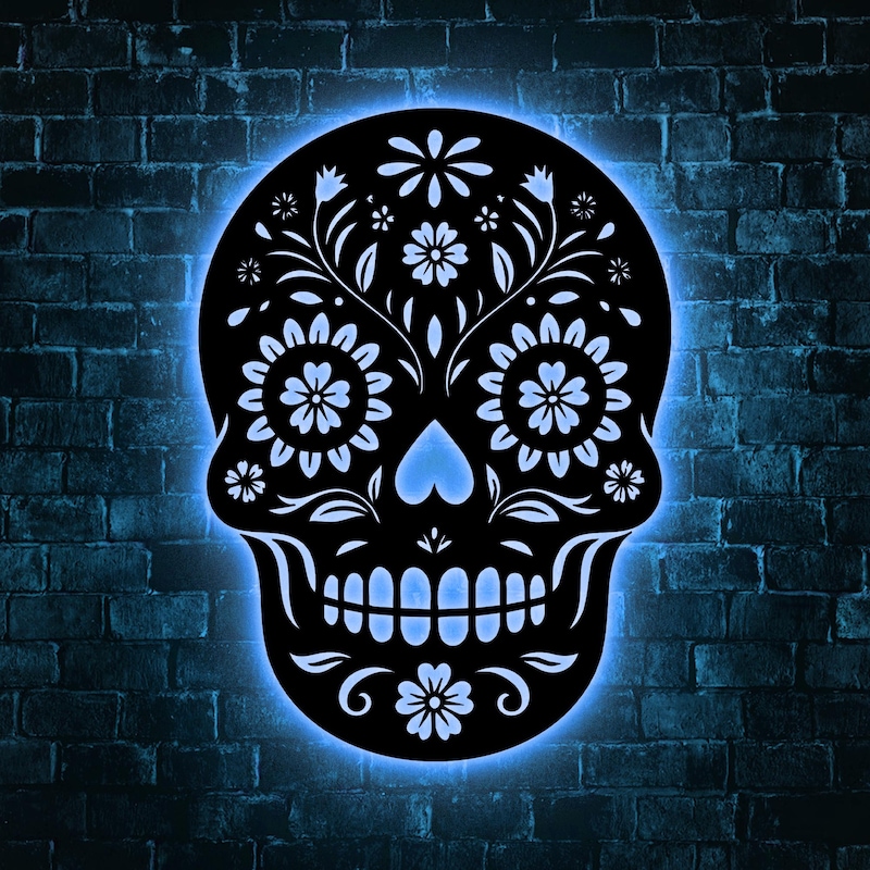 Metal Led Wall Art Halloween - Etsy