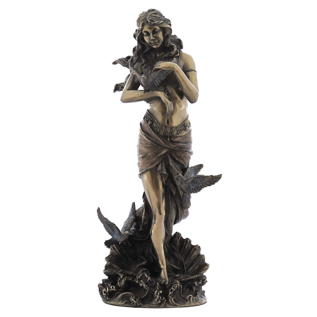 Aphrodite Goddess of Love Statue 28cm | Greek Mythology Bronze Figurine ...
