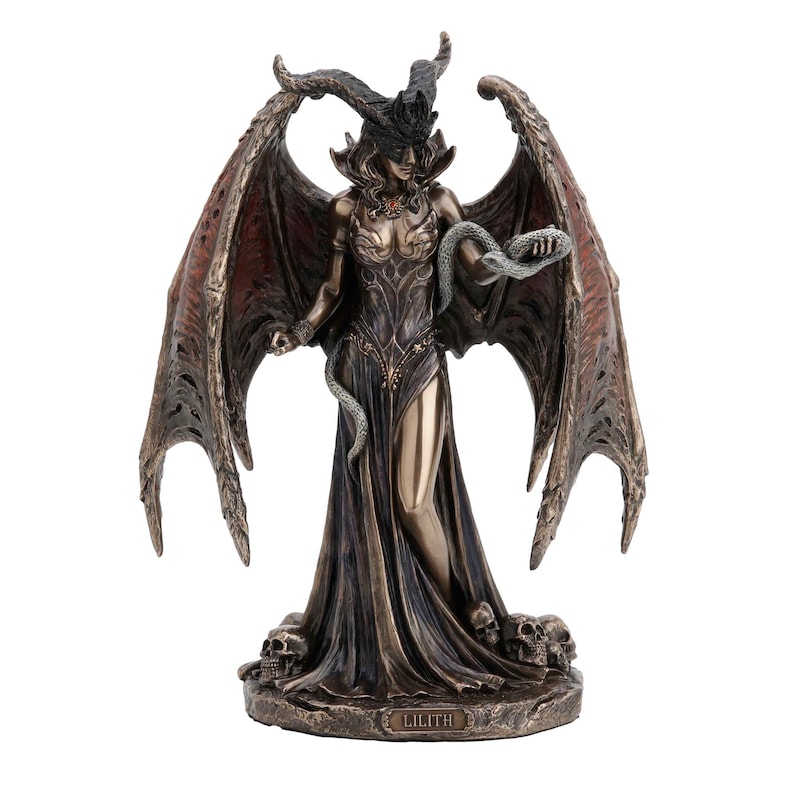 Lilith Statue: Cold Cast Bronze Dark Goddess - Occult Gothic Decor - Etsy