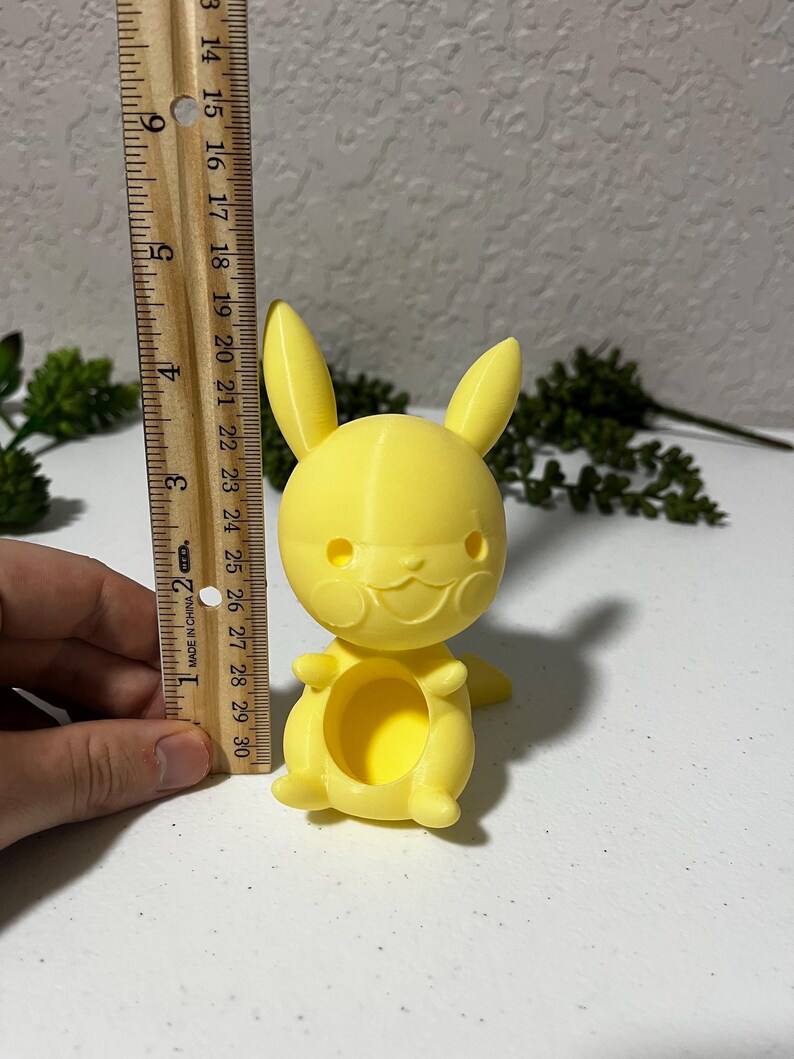 Pikachu Succulent Planter - 3D Printed Cute Desk Pot - Gamer & Pokemon ...