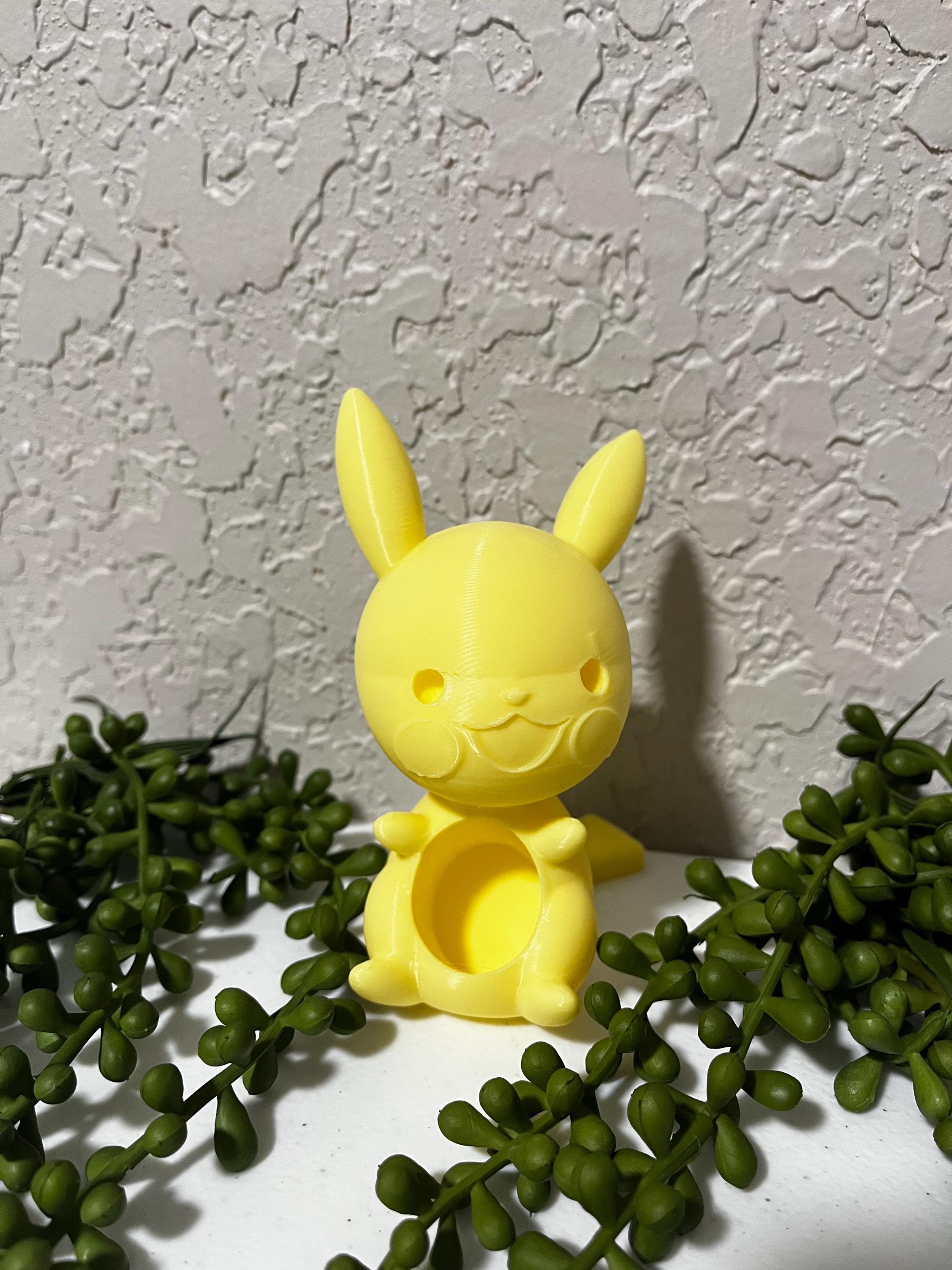 Pikachu Succulent Planter - 3D Printed Cute Desk Pot - Gamer & Pokemon ...
