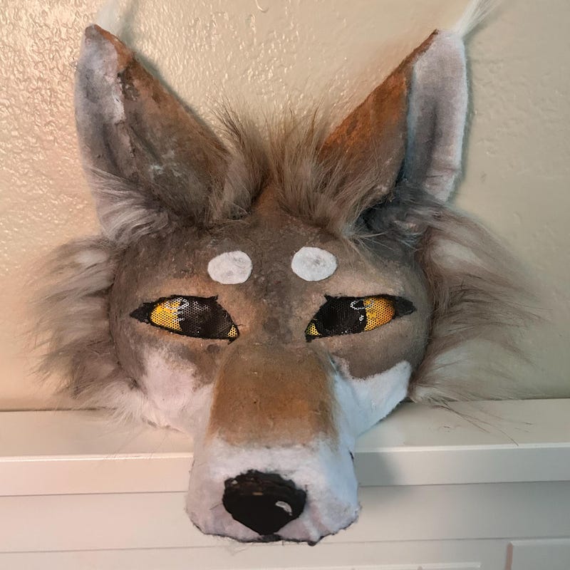Coyote Mask - Etsy