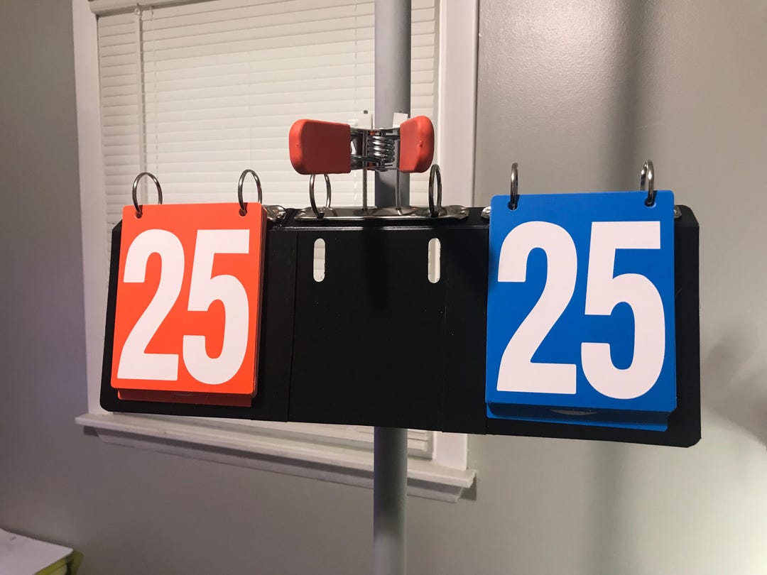 Flip Scoreboard Score Keeper Portable Pole Score Board Flipper for ...