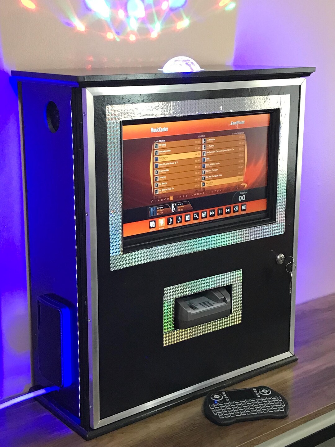 Jukebox Maquina De Musica Rockola Stand Alone Touch Screen System, Bar ...