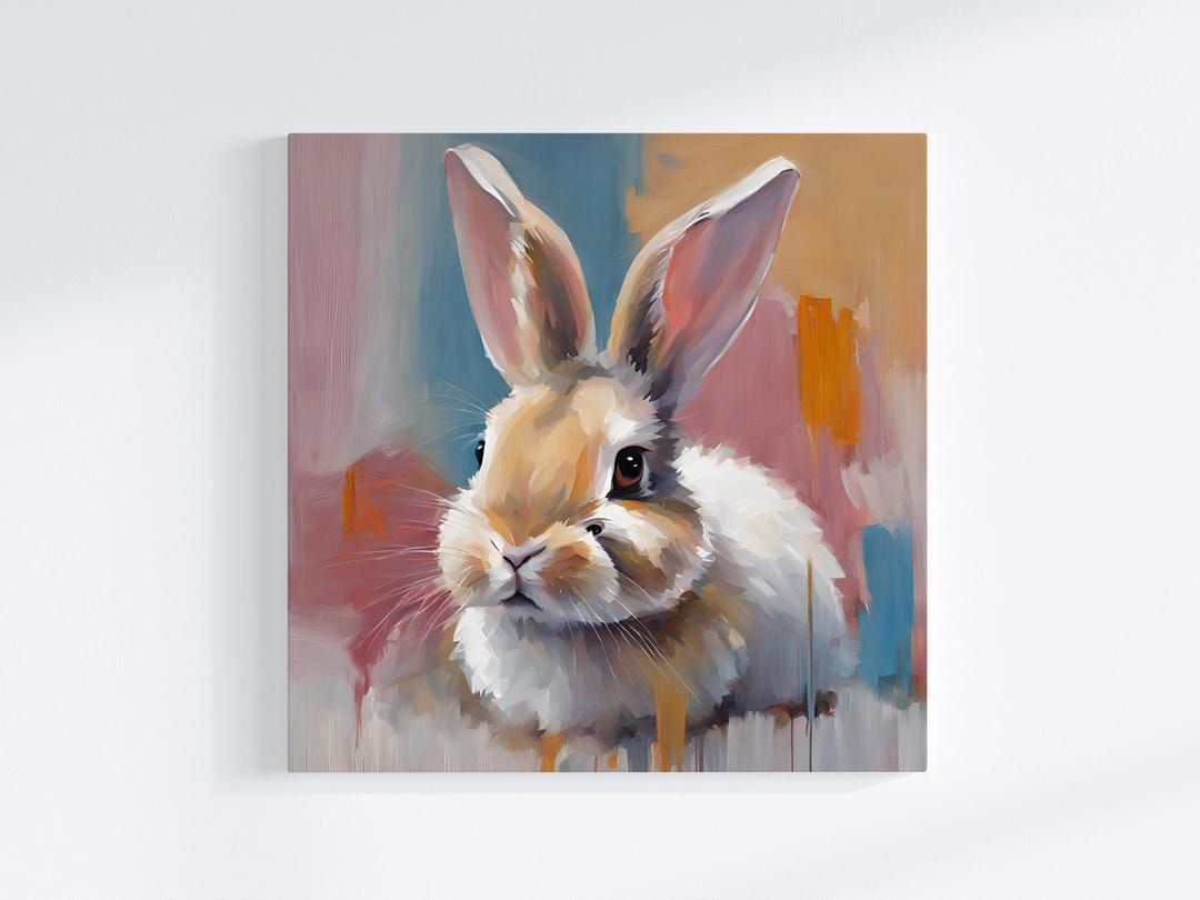 Rabbit Wall Art, Rabbit Gift, Printable Download, Downloadable Print ...