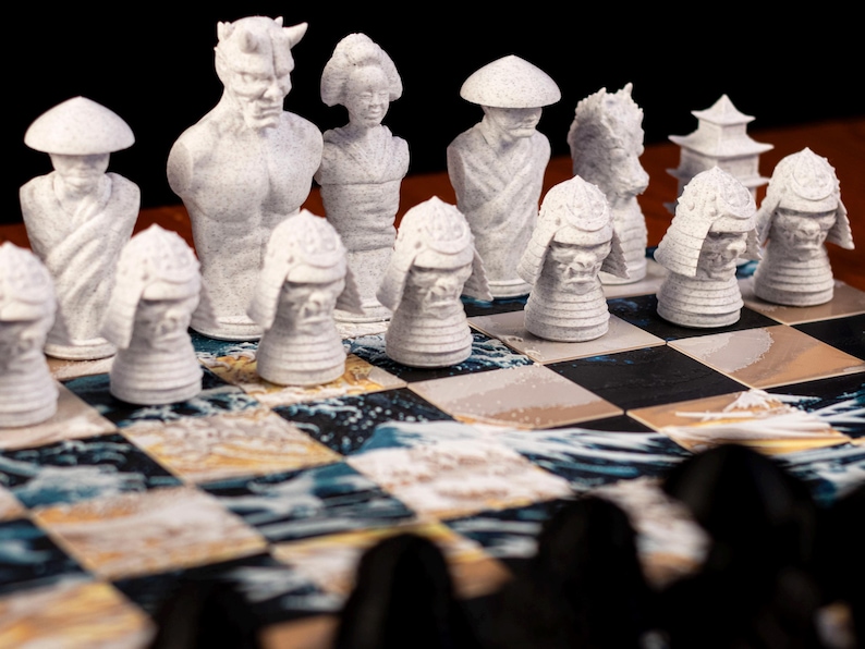 Japanese Inspired Chess Set - Etsy