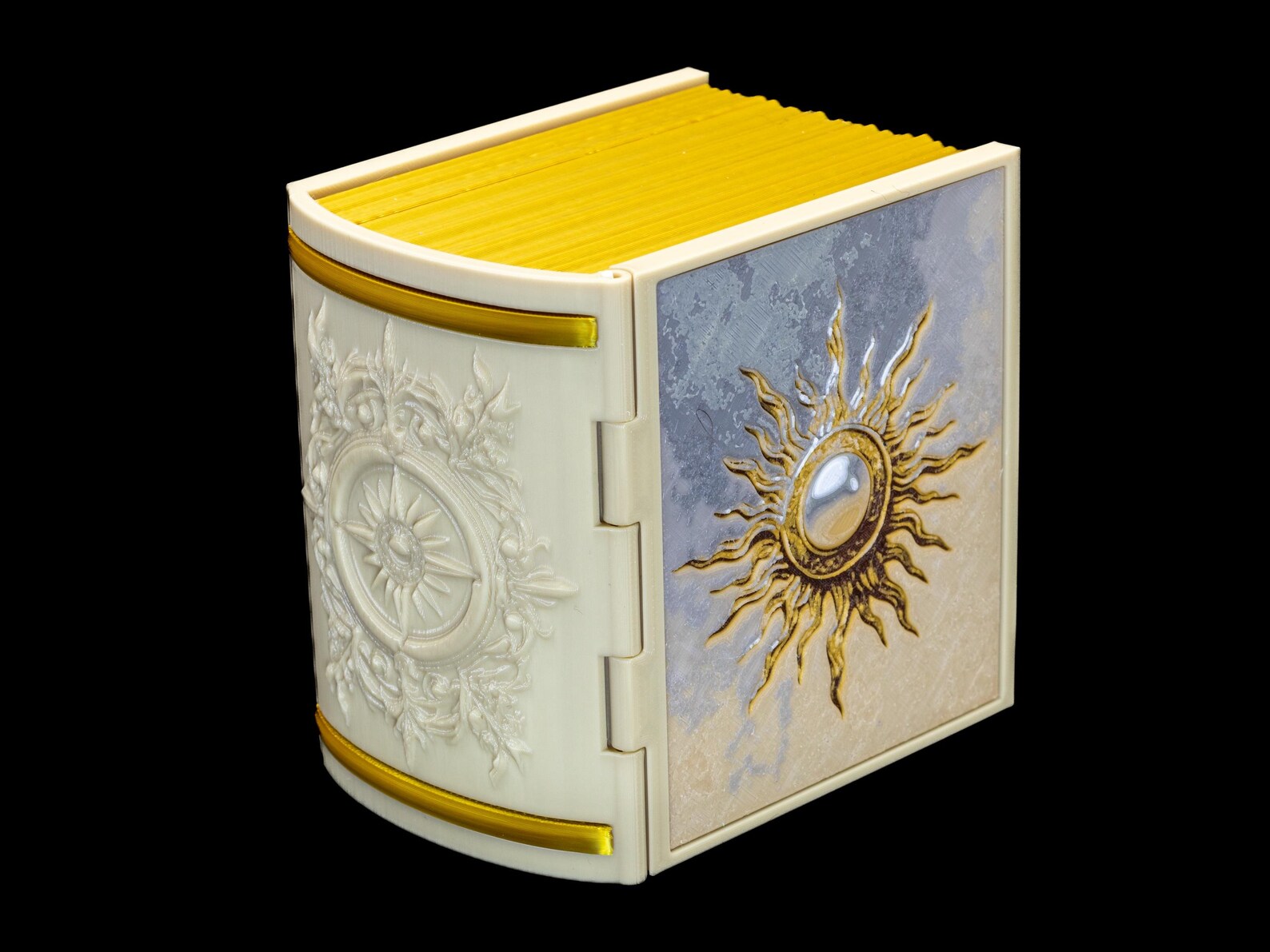 Mox Pearl Tome Deck Box * White Book of Spells * Commander * MTG * EDH ...