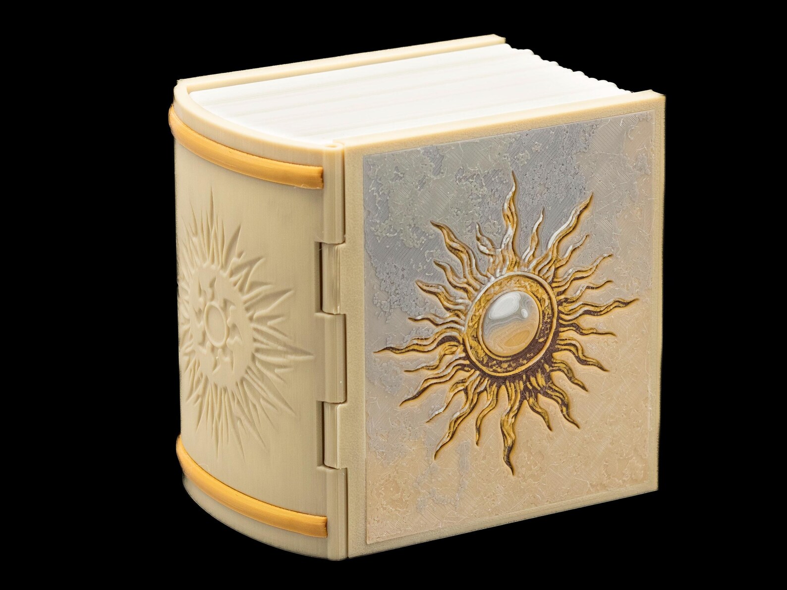 Mox Pearl Tome Deck Box * White Book of Spells * Commander * MTG * EDH ...