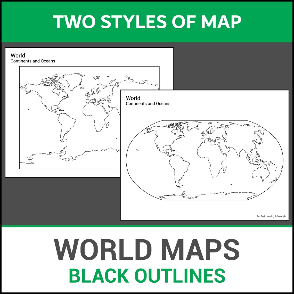 Printable Blank World Maps | Continents and Countries | Label and ...