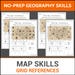 Map Skills | Pirate Treasure Map | Grid References | Locate, Identify ...