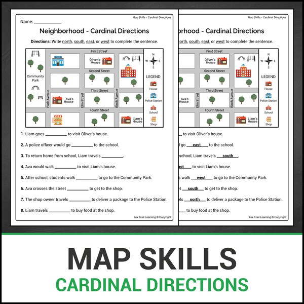 Fill in Map Worksheets - Etsy