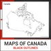 Printable Blank Maps of Canada | Provinces and Territories | Label and ...