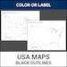 Printable Blank USA Maps | States | Label and Identify | Geography ...