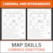 Map Skills | in the Woods | Compass Directions | Fill in the Blank ...