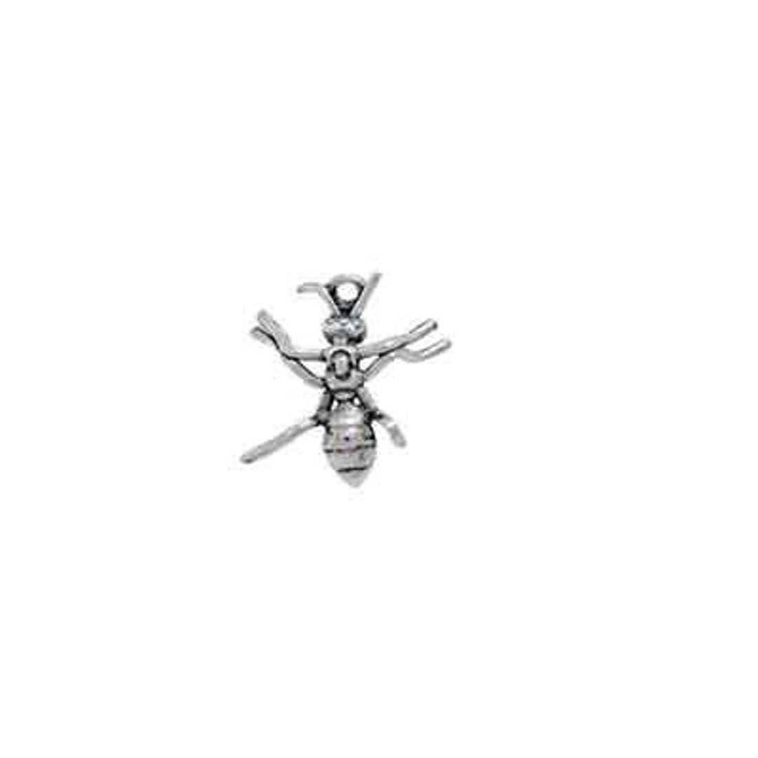 Ant Charm Sterling Silver, Insect Jewelry - Etsy