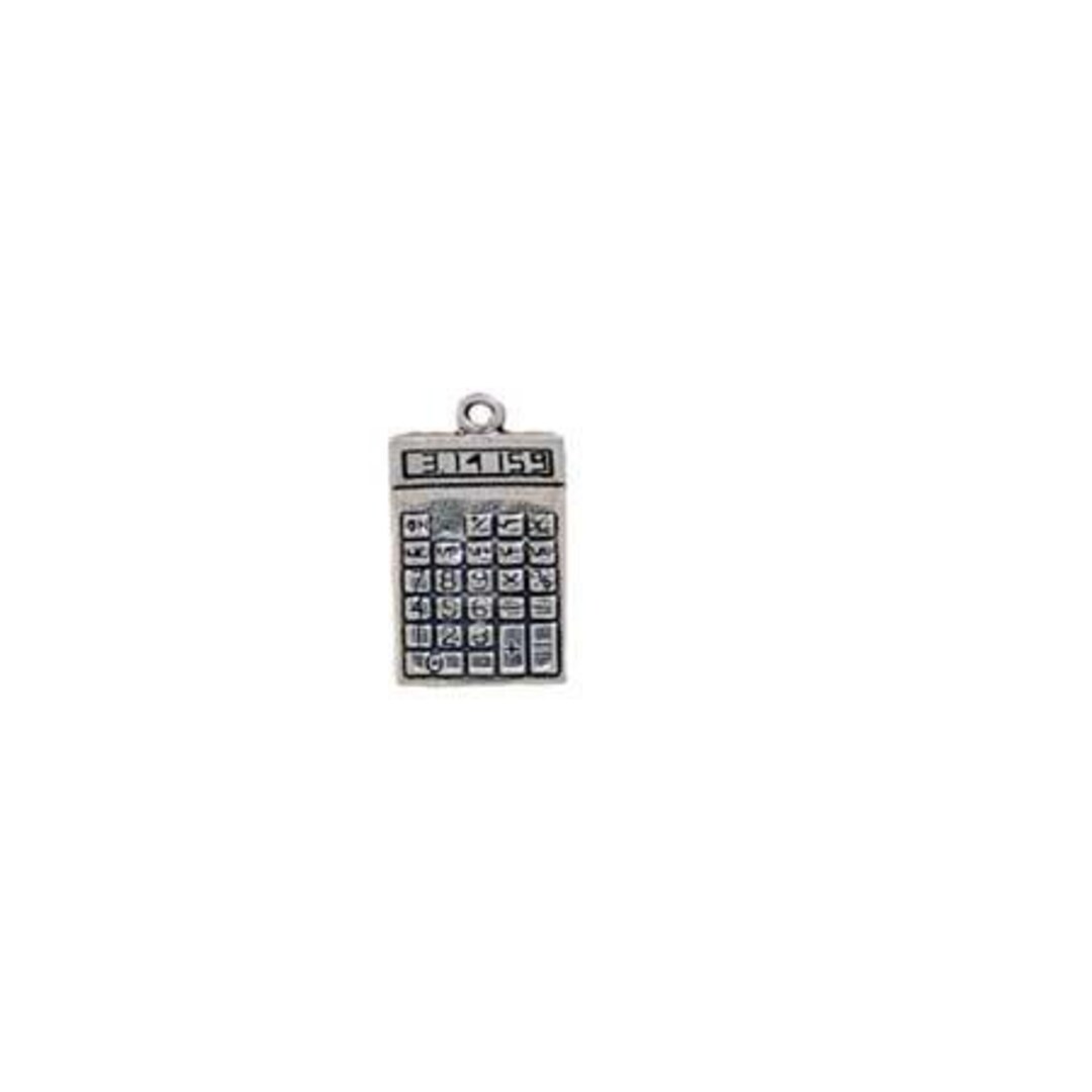 Crunch the Numbers in Style: Sterling Silver Calculator Charm ...