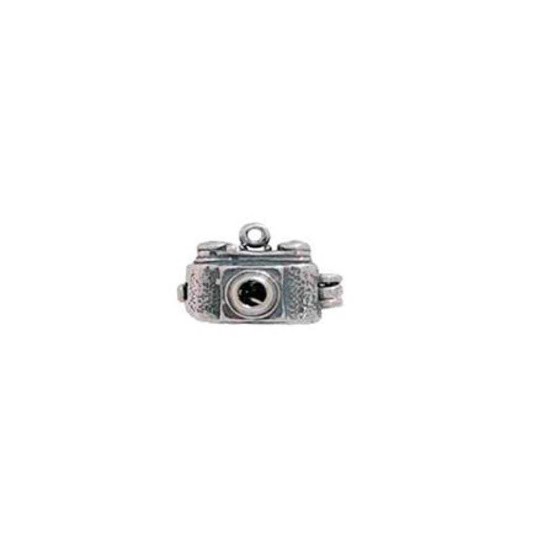 Camera Charm Sterling Silver | Little Birdie Charm | Made in USA - Etsy