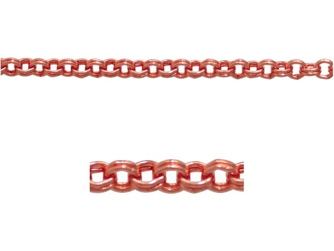 Copper Chain, Double Cable Solid Artisan Bulk - Etsy