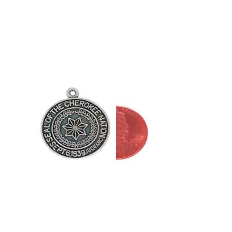 Seal of the Cherokee Nation Pendant Sterling Silver | Native American ...