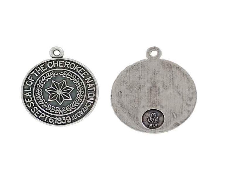 Seal of the Cherokee Nation Pendant Sterling Silver | Native American ...