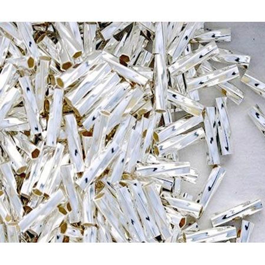 Sterling Silver Pentagon Tube Beads | 2x12 Twist Beads | Made in USA - Etsy