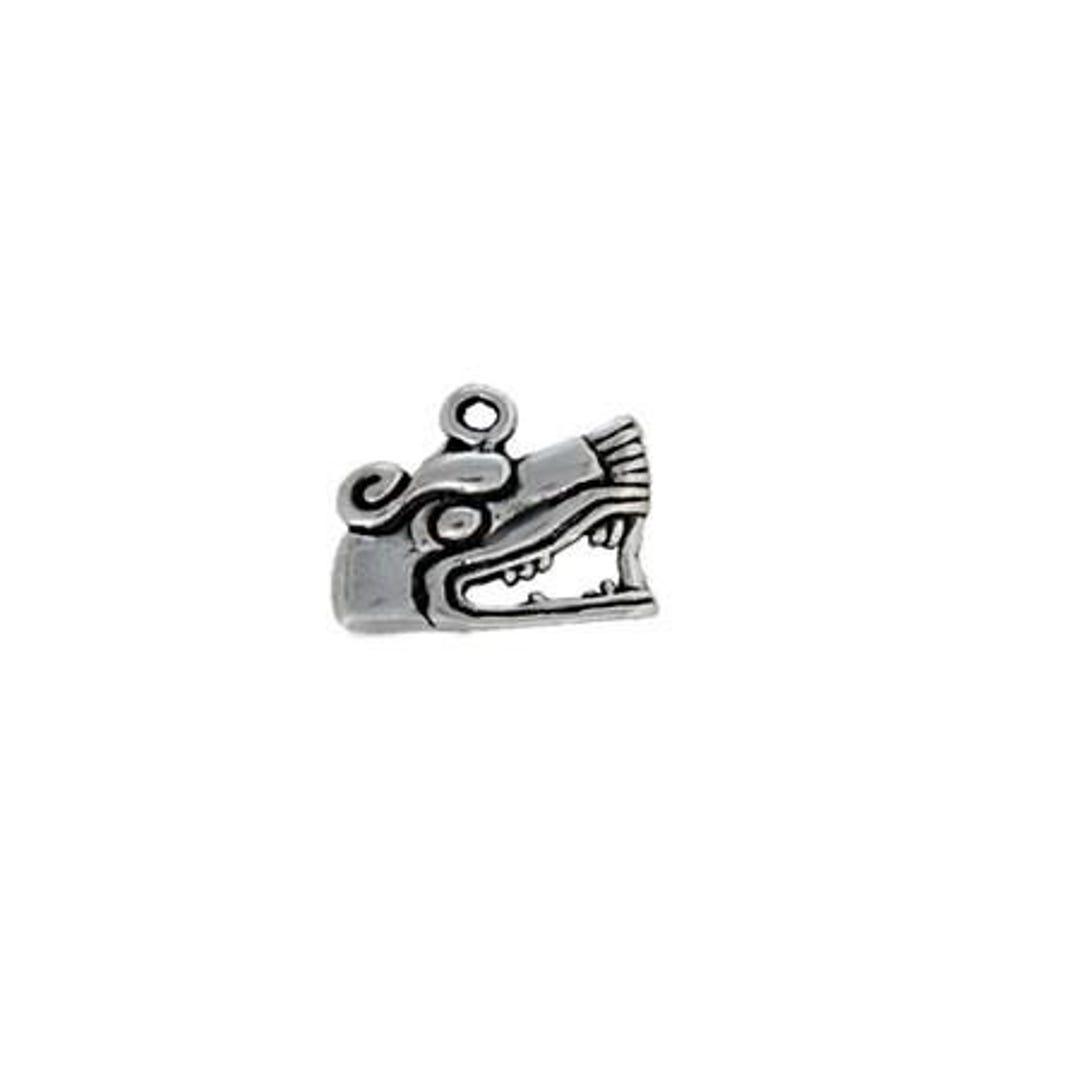 Mayan Charm Sterling Silver | Dragon Jewelry | History Jewelry | Made ...