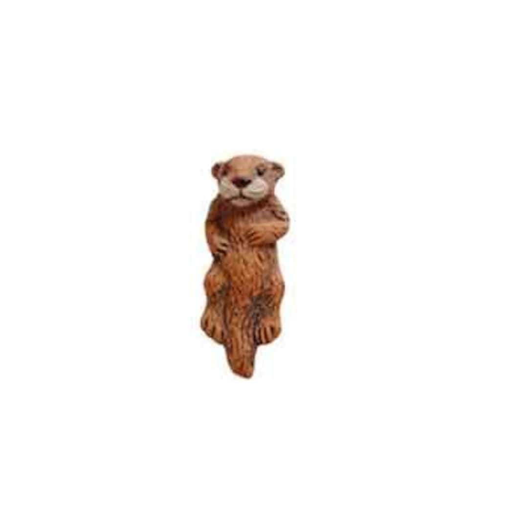 Otter Beads, Hand Painted Ceramic Animal Beads From Peru - Etsy