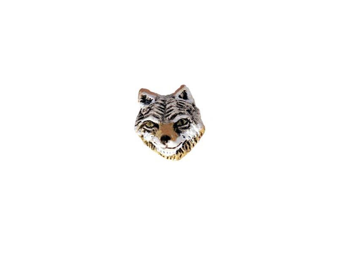 Peruvian Wolf Head Beads - Hand Painted Ceramic Beads for Jewelry ...