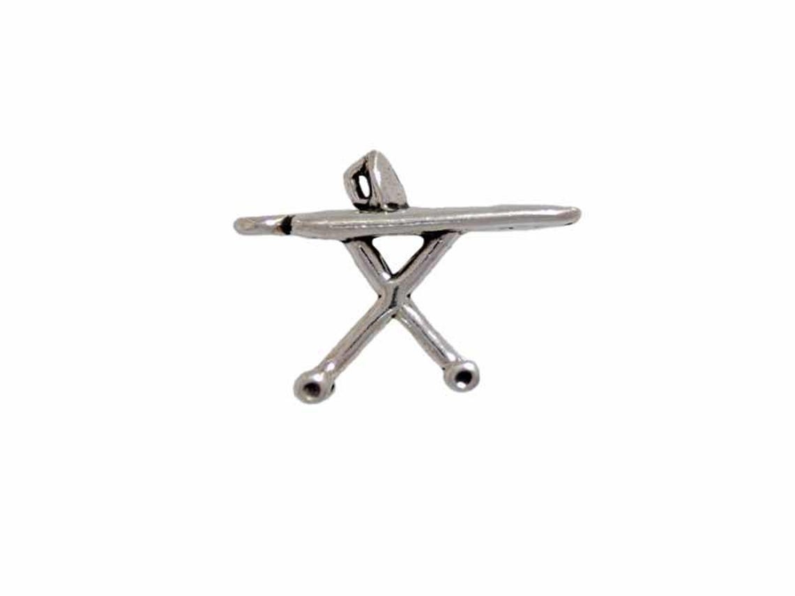 Ironing Board Charm Sterling Silver | Laundry Jewelry | Iron Charm - Etsy