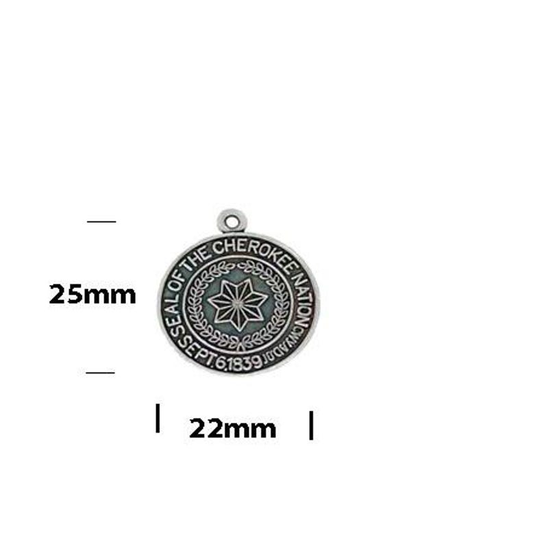 Seal of the Cherokee Nation Pendant Sterling Silver | Native American ...