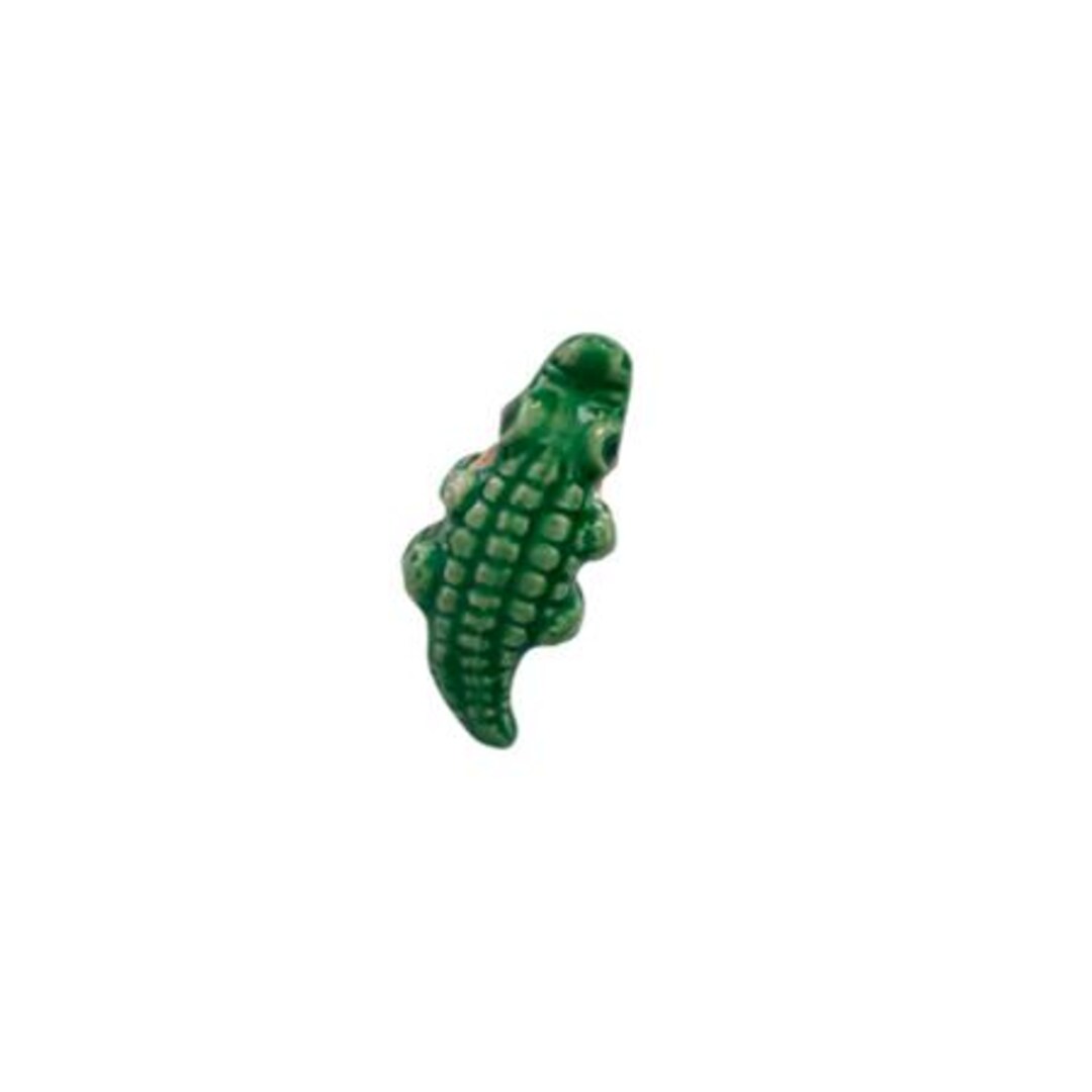 Alligator Beads |hand Painted Beads | Peruvian Ceramic Beads ...
