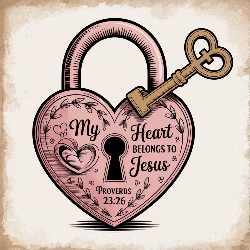 My Heart Belongs to Jesus T-shirt Design Bundle - 4 Faith Graphics ...
