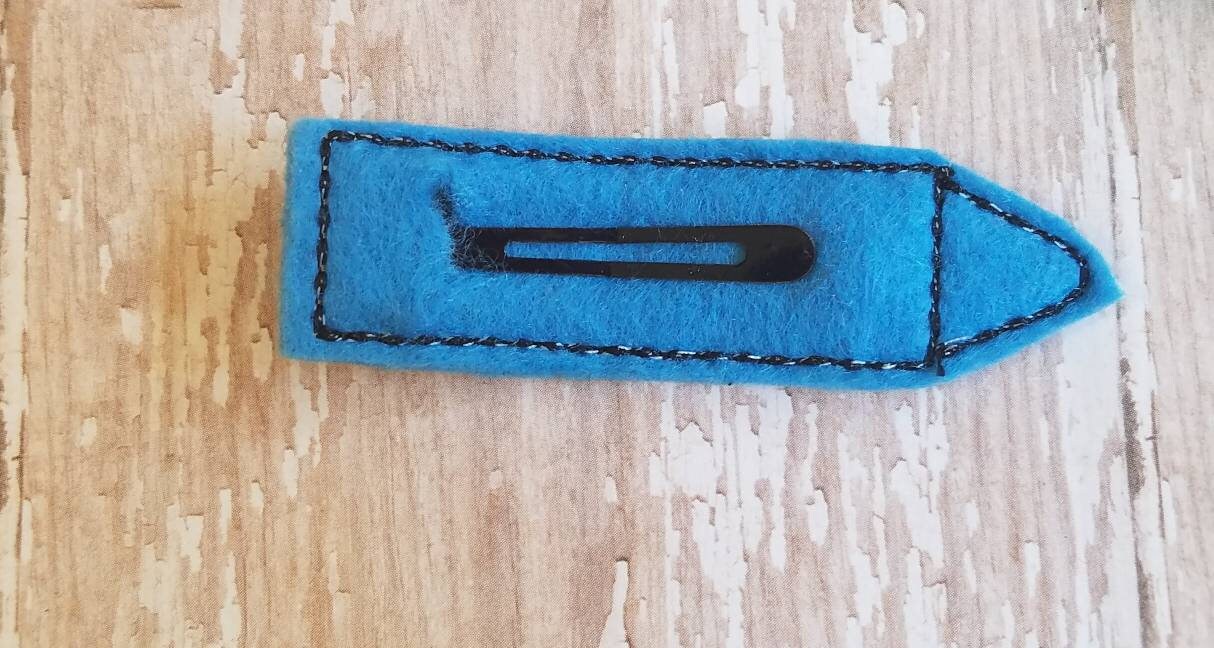 School Bus Hair Clip, School Hair Clip, Back to School, Felt Hair Clips ...