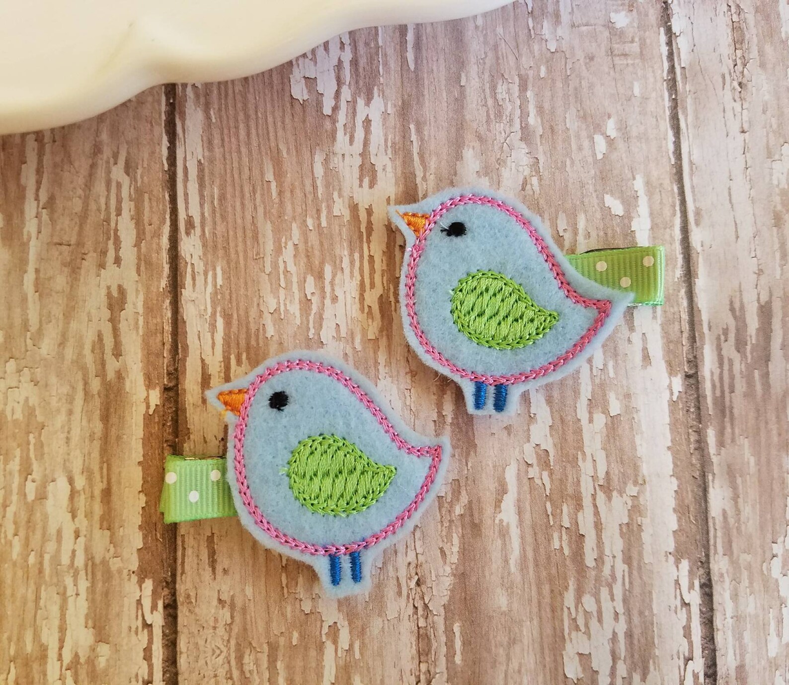 Felt Hair Clip, Bird Hair Clip, Birdie Hair Clip, Hair Clippies, Felt ...