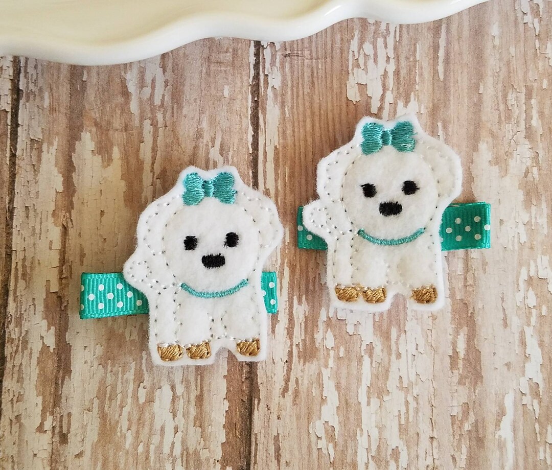 Puppy Hair Clip, Puppy Hair Bow, Puppy Hair Accessories, Dog Hair Clip ...
