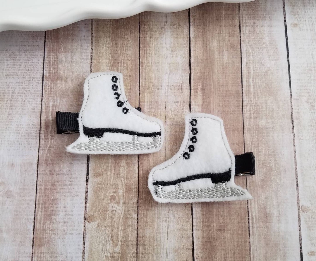 Ice Skates, Ice Skate Hair Clips, Ice Skate Hair Clip, Hair Clips ...