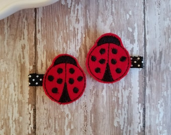Ladybug Hair Clip - Etsy