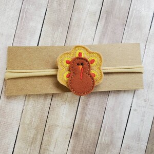 Turkey Hair Clip, Turkey Hair Bow, Turkey Hair Accessories, Felt Hair ...