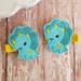 Dinosaur Hair Clips, Cute Dino Clips, Felt Hair Clips, Hair Clippies ...