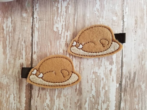 Turkey Hair Clips Cute Turkey Felt Hair Clips Turkey Hair | Etsy