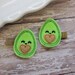 Avocado Hair Clips Avocado Hair Bow Avocado Hair Clip Felt - Etsy
