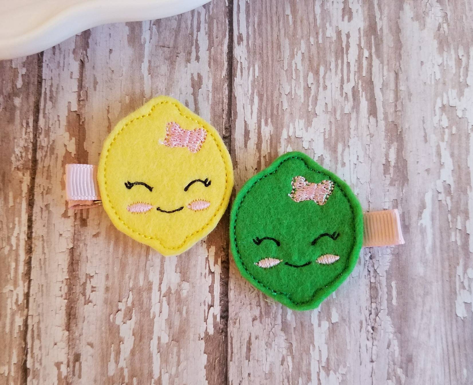 Lemon and Lime Fruit Hair Clip Lemon Hair Clip Lime Hair - Etsy