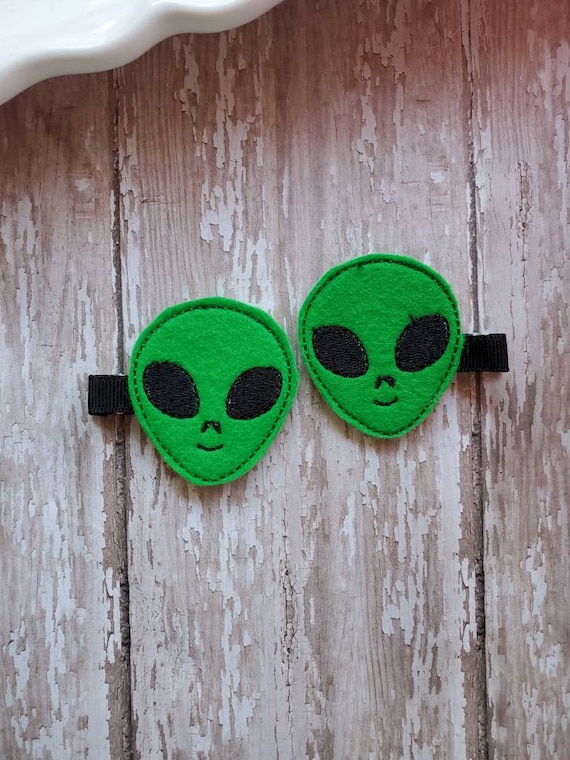 Alien Hair Clipalien Hair Bow Alien Hair Accessories Alien - Etsy