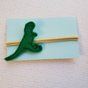 Dino Hair Clip, Dino Hair Clips, Dino Hair Bow, Dinosaur Hair Clip, T ...