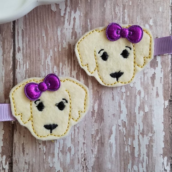 Dog Hair Clips - Etsy