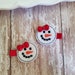 Snowman Hair Clip, Snowman Hair Clips, Snowman Hairbow, Felt Hair Clip ...