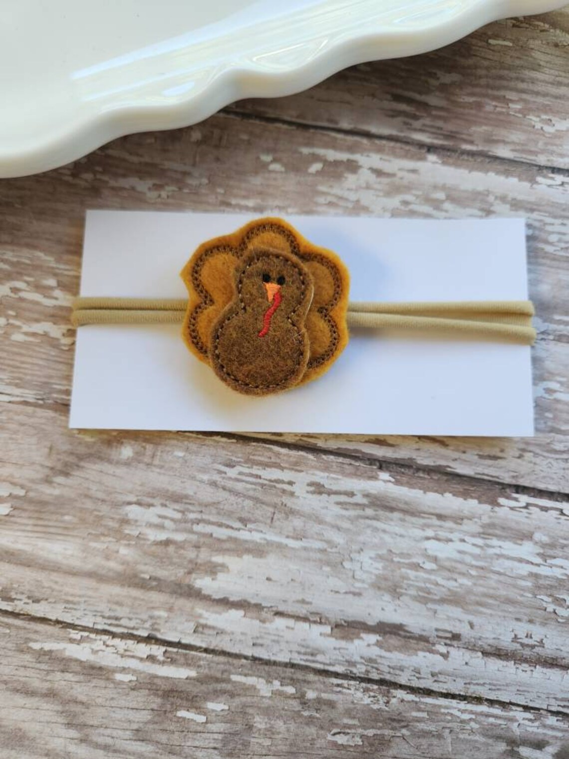 Turkey Hair Clip, Felt Hair Clips, Hair Clip, Turkey Hair Bow, Turkey ...