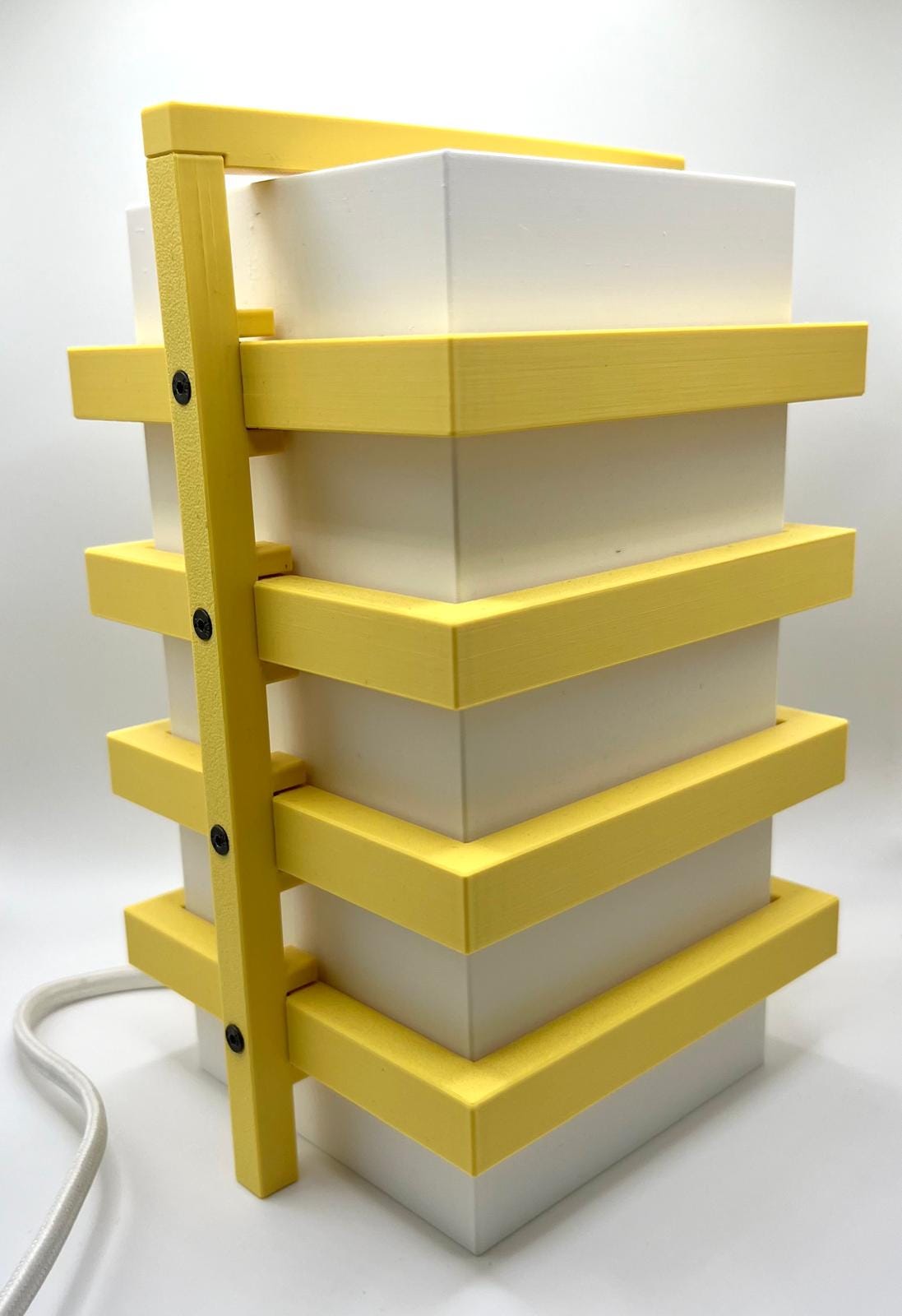 Modern 3D Printed Lamp - Etsy