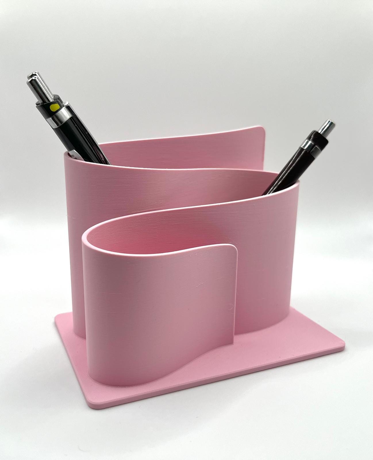 3D Printed Pen Holder, Wave Design, Desk Organizer. - Etsy