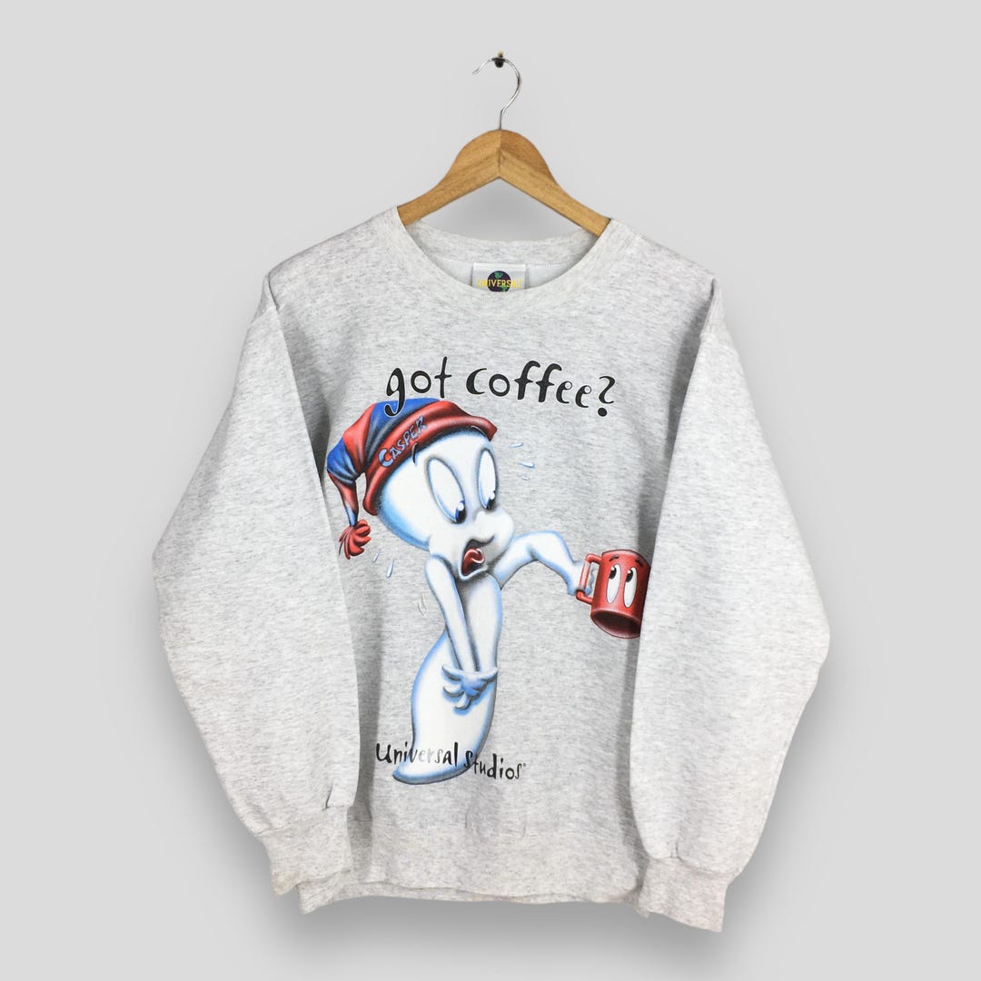 Vintage Casper Ghost Got Coffee Sweatshirt Small Casper Christmas ...